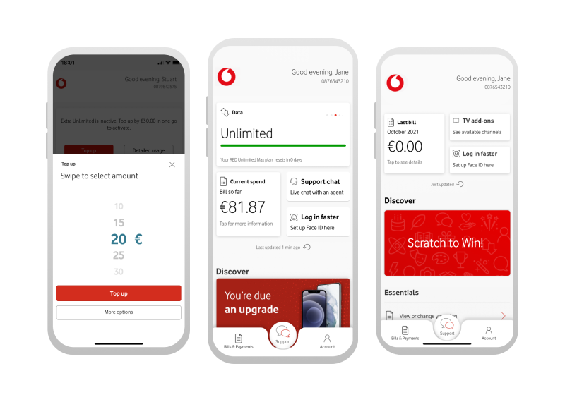 Set Up Auto top Up Now | Vodafone Ireland